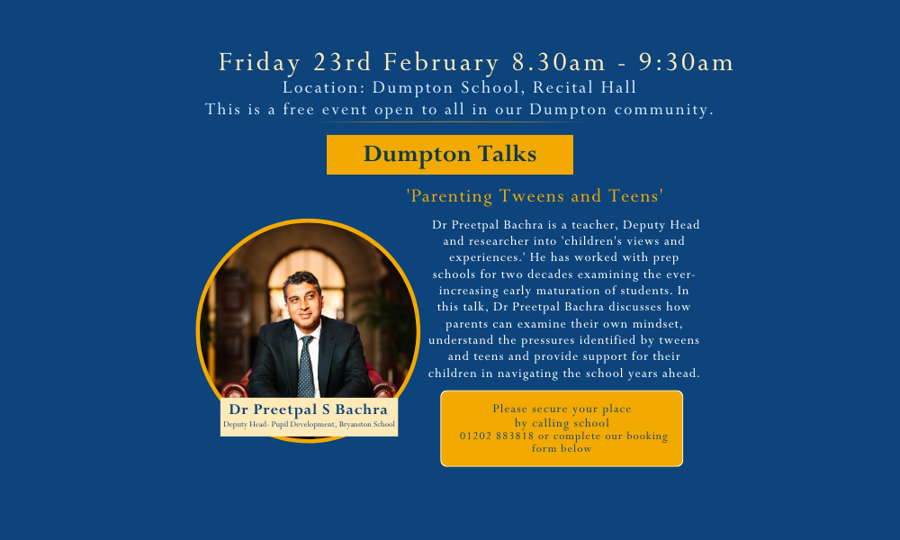 Dumpton Talks | Dumpton School